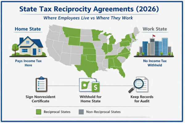 State Tax Reciprocity Agreements (2026): List of States, Forms ...